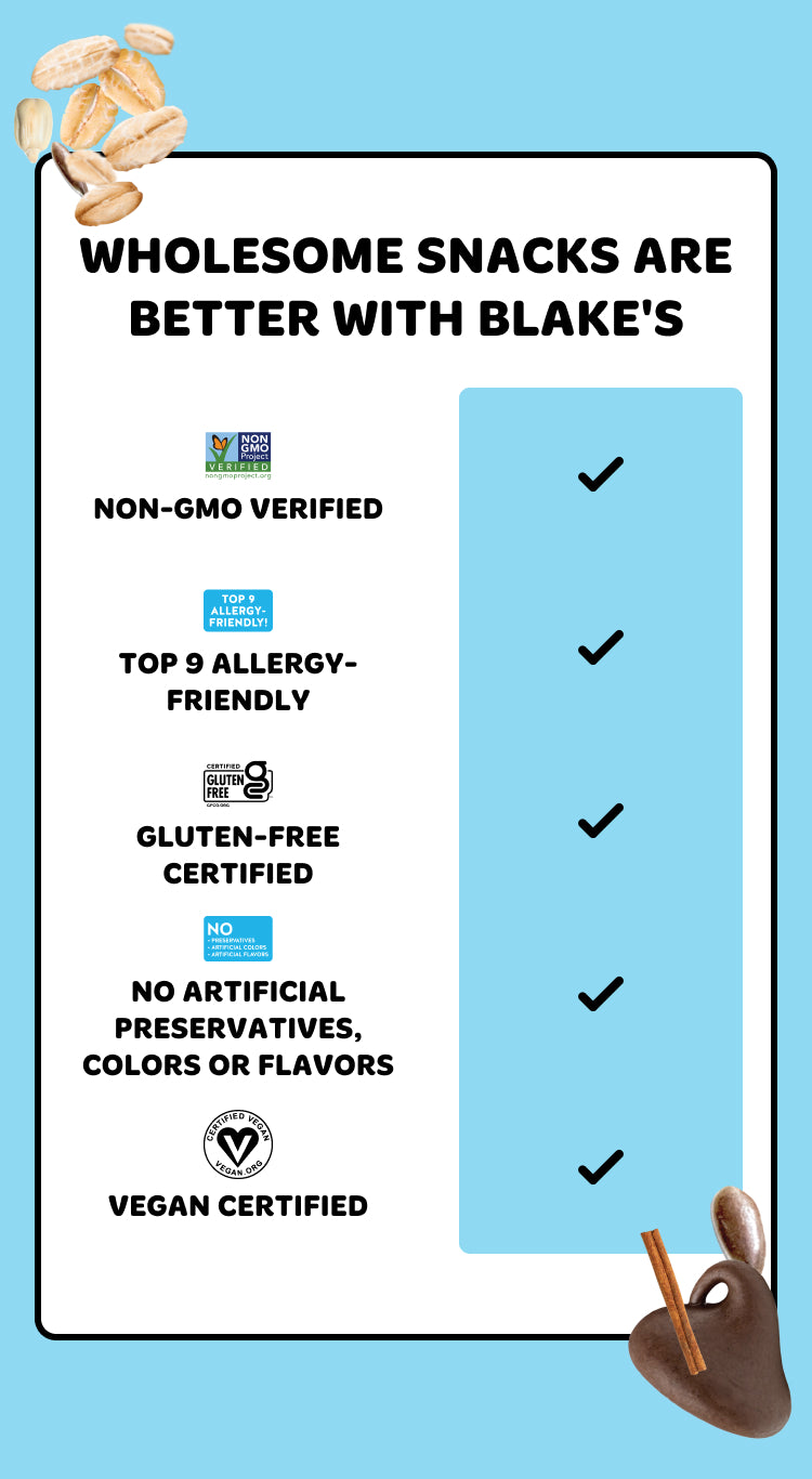Blake's Wholesome, Tasty Snacks for All to Enjoy